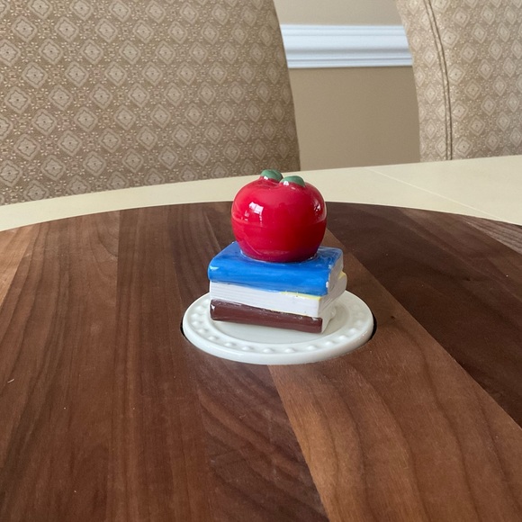 Hand Crafted | Accents | School Books Apple Platter Decoration | Poshmark
